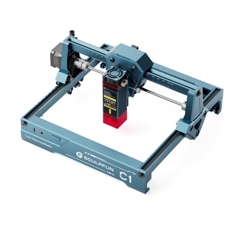 Sculpfun C1 Mini Laser Engraver 3W 0.04mm Ultra Fine Spot Compact 15*1 ...