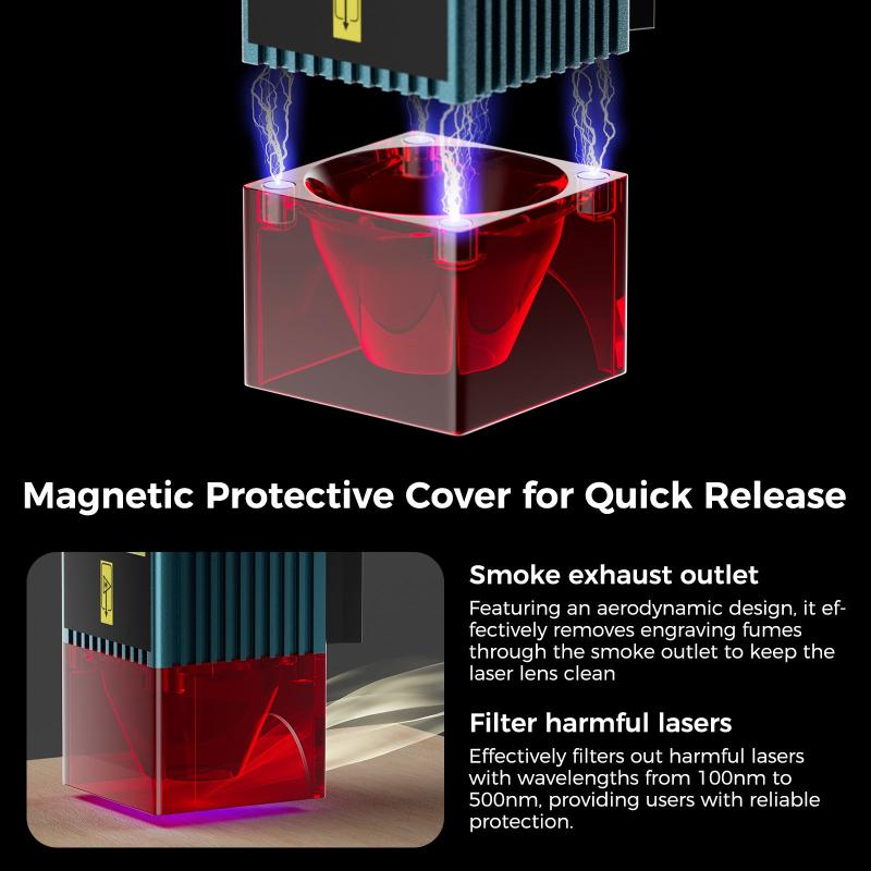 Sculpfun C1 Mini Laser Engraver 3W 0.04mm Ultra Fine Spot Compact 15*1 ...